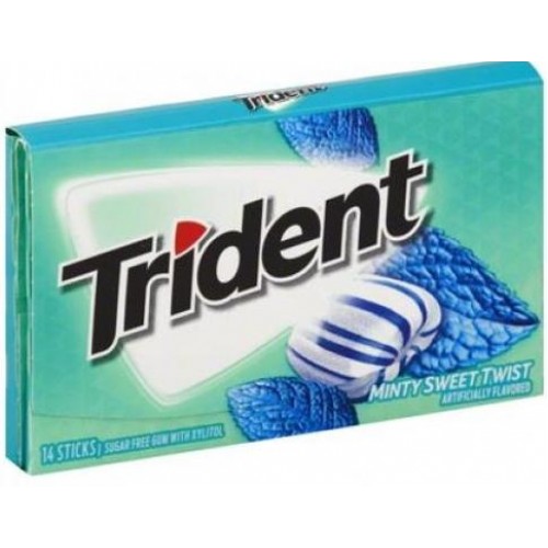 Trident Minty Sweet Twist 14 Sticks (12uds) – Distribucion Americanmarket